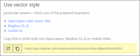 Add custom map style in your Mapme account