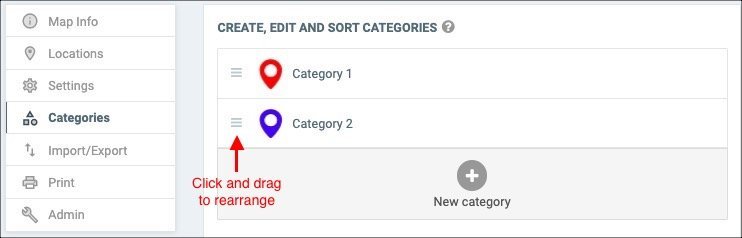 The Categories Customization Guide – Mapme
