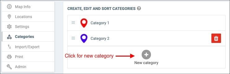 The Categories Customization Guide – Mapme