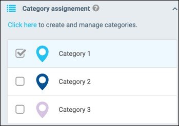 The Categories Customization Guide – Mapme