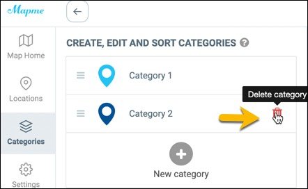 The Categories Customization Guide – Mapme