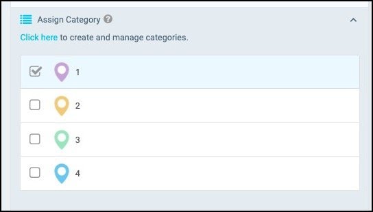 The Categories Customization Guide – Mapme