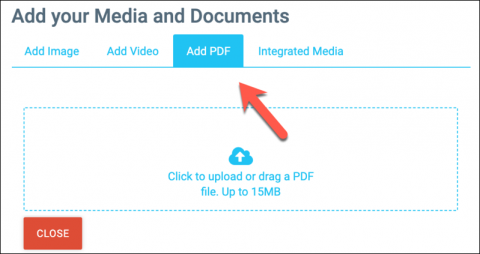 Add PDF documents to your interactive maps locations