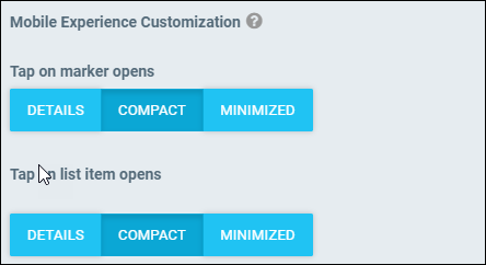 Mobile experience customization – Mapme