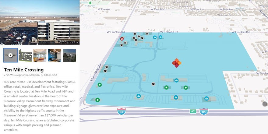Map builder for Commercial Real Estate Professionals by Mapme