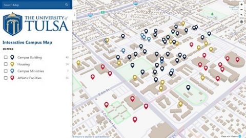 Create beautiful interactive maps for virtual tours of your campus
