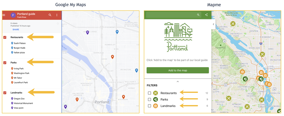 How to move your map from Google My Maps to Mapme?