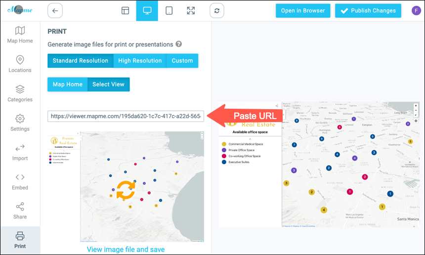 How to print a category view? – Mapme